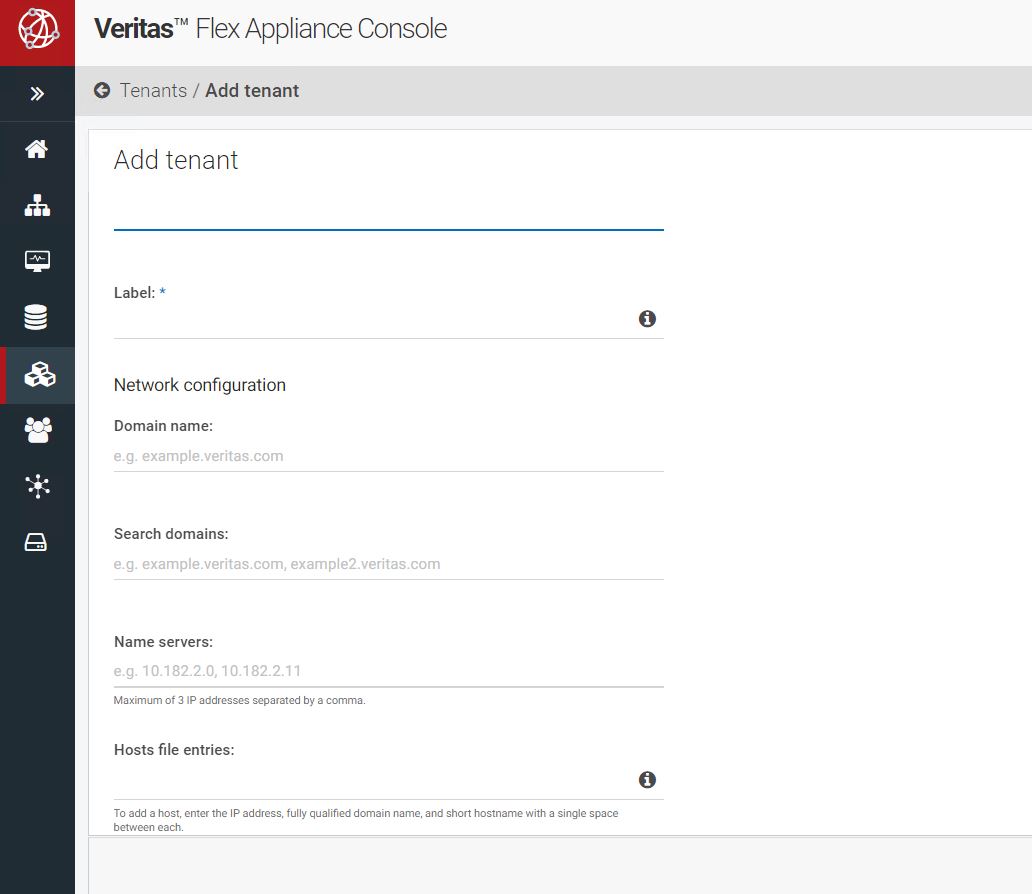 Veritas Flex:Administration Console initial configuration – tech journey
